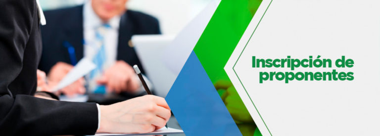 Inscripción de proponentes - Girón S.A.S. E.S.P.